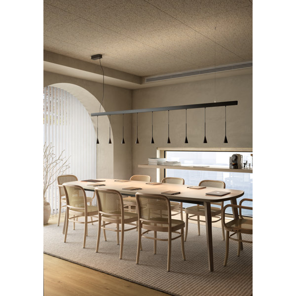 Bover Skybell 9 - Light Kitchen Island Linear LED Pendant | Perigold